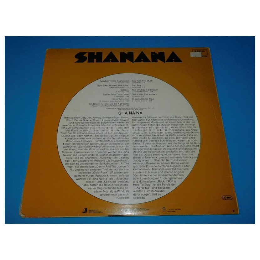 LP - Shanana - Rock and roll is here today