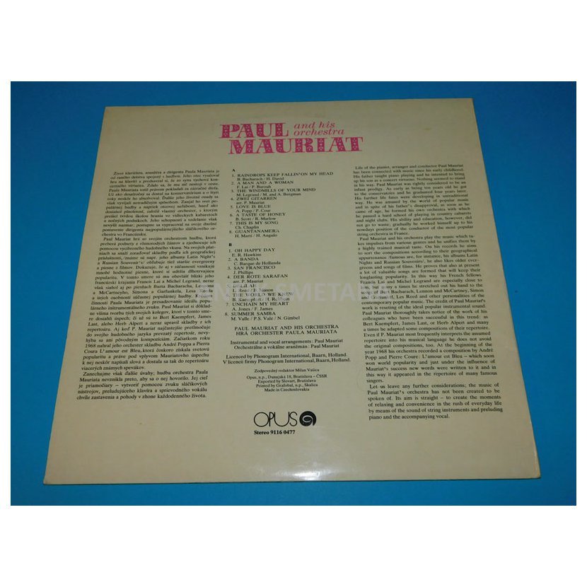 LP Paul Mauriat