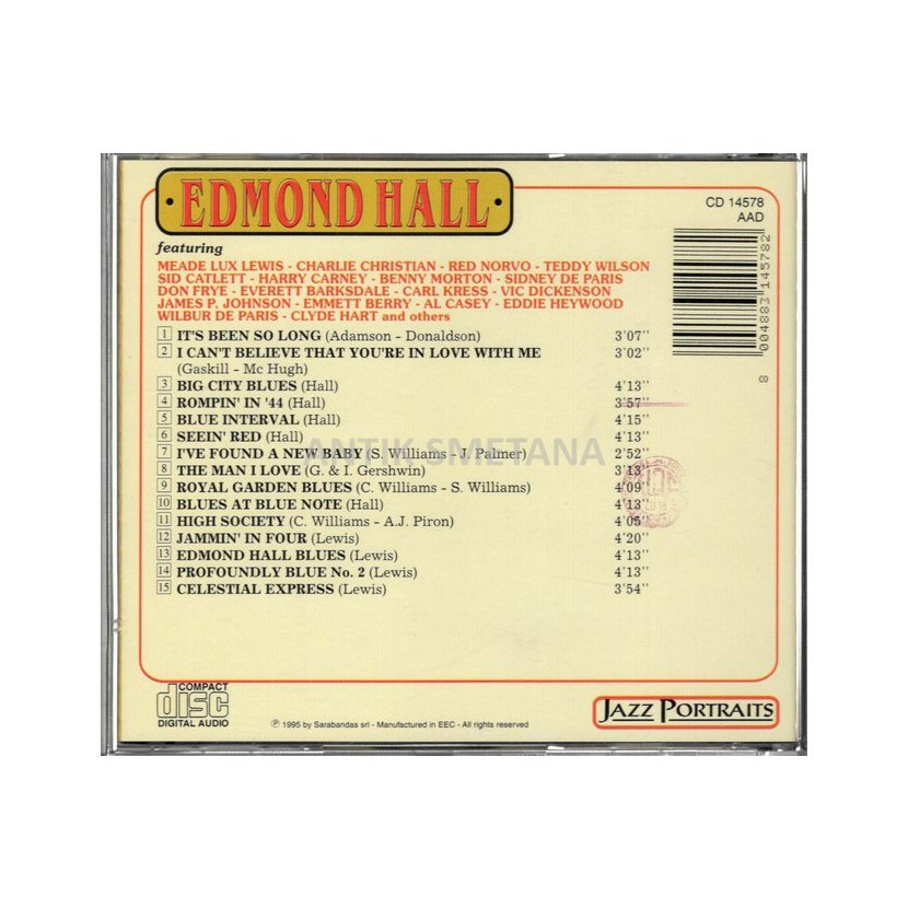 CD- Jazz Portraits - Edmond Hall