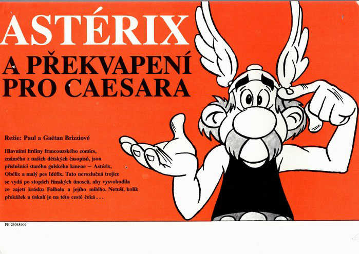 Filmový plakát A4 - Astérix a překvapení pro Caesara