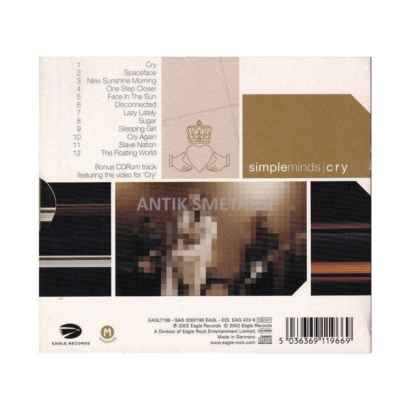 CD - Simple Minds - Cry