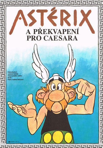 Filmový plakát A3 - Asterix a překvapení pro Caesara